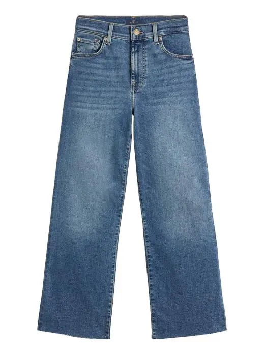 7 For All Mankind Cropped Alexa - Natural