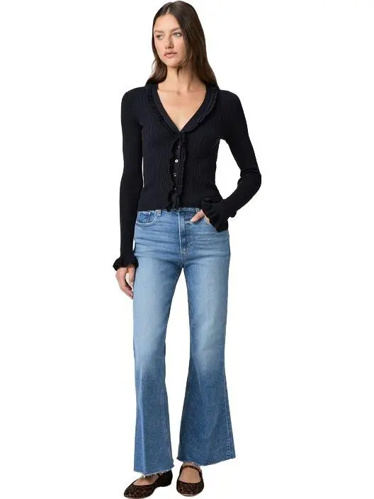 Paige Marlow Skimmer Flare Jean - Denim