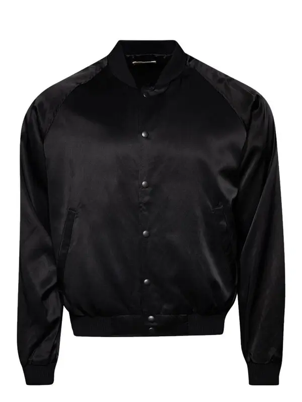 SAINT MXXXXXX X Lastman Love Song Bomber Jacket - Black