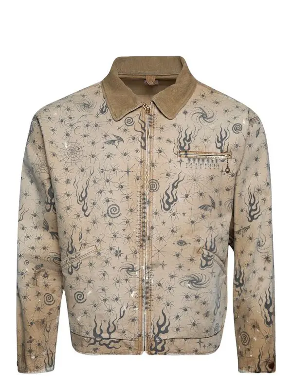 SAINT MXXXXXX X Dr. Woo Detroit Jacket - Beige