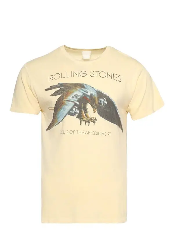MadeWorn Rolling Stones Tee Mellow - Yellow