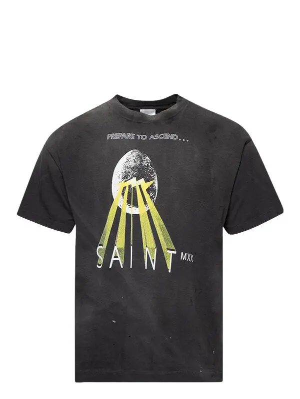 SAINT MXXXXXX Egg Short Sleeve Tee - Black