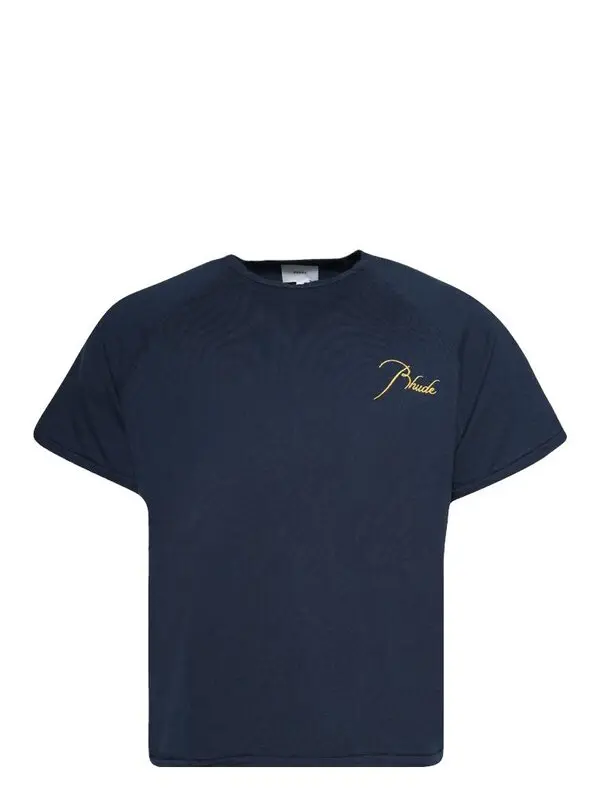 Rhude Classique Raglan Tee Navy - Blue