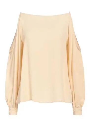 OTTOD'AME Off-the-shoulder Crepe Top - Yellow