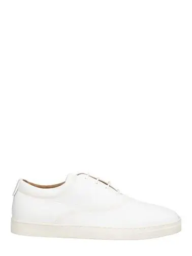 Giorgio Armani Leather Low-top Sneakers - White
