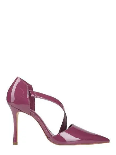 ANDREA CARRANO Pumps In Leather - Purple