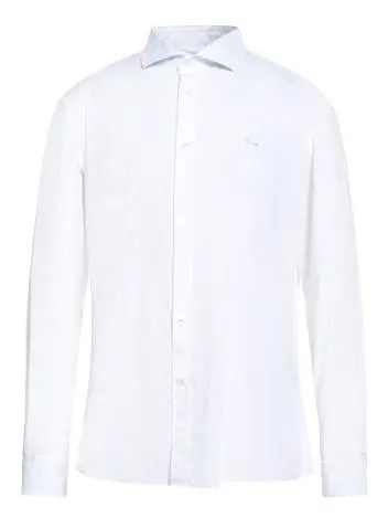 HARMONT & BLAINE Shirt Size Cotton, Elastane - White