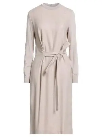 Peserico Midi Flared Dress - Beige