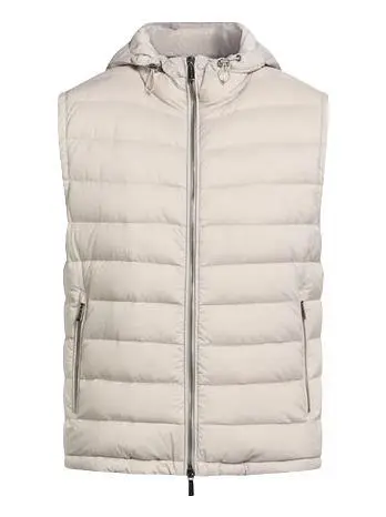 MOORER Sleeveless Padded Vest - Beige
