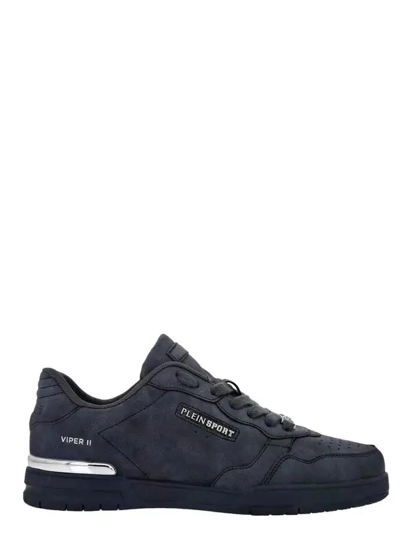 PLEIN SPORT Leather Sneakers - Blue