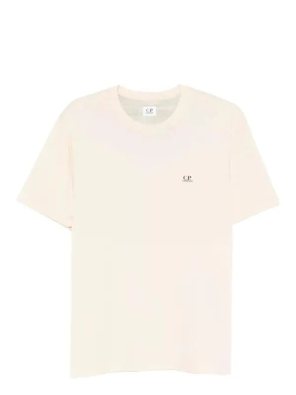 C.P. COMPANY Print Cotton T-shirt - Neutrals