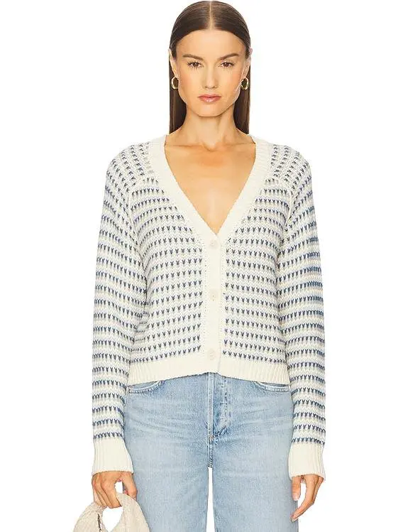 STITCHES & STRIPES Dopper Cardigan - Ivory Combo