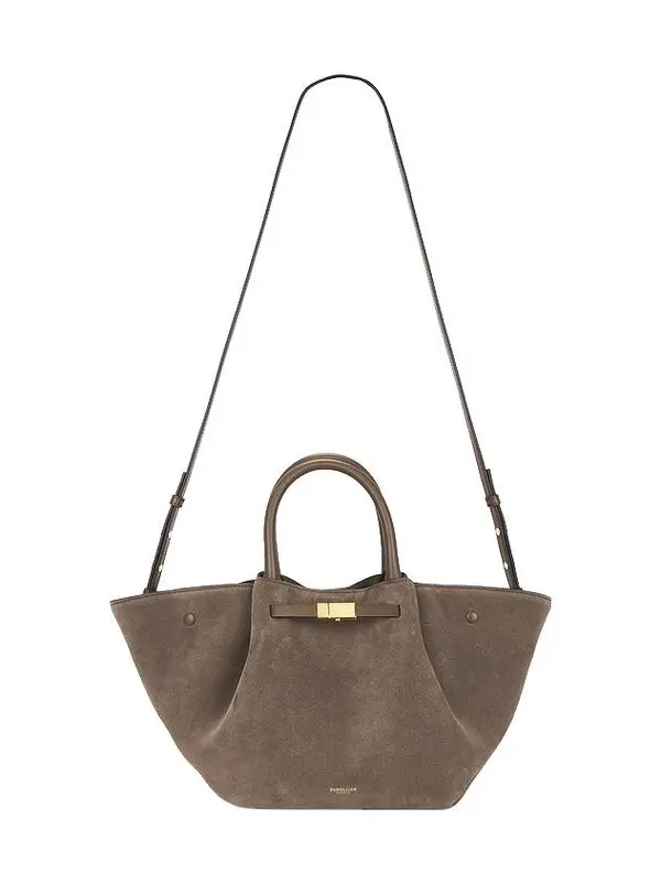 DEMELLIER Midi New York Handbag - Deep Olive