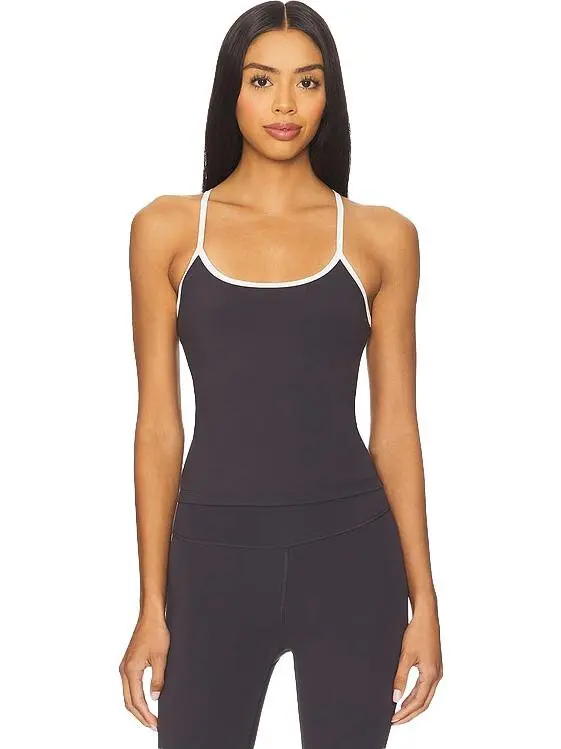 Splits59 Air Weight Tank Top - Graphite & White