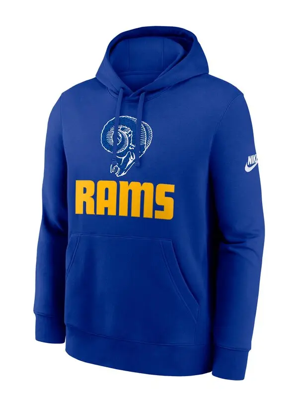 Nike Los Angeles Rams Nfl Pullover Hoodie - Blue