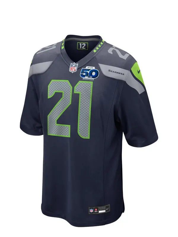 Nike Devon Witherspoon Seattle Seahawks 50th Anniversary Nfl Game Jersey - Blue