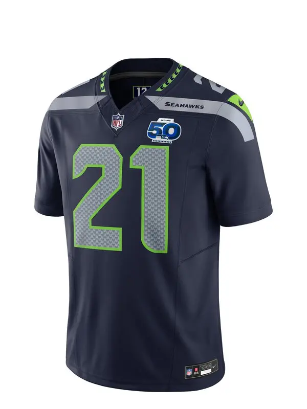Nike Devon Witherspoon Seattle Seahawks 50th Anniversary Dri-fit Nfl Limited Jersey - Blue