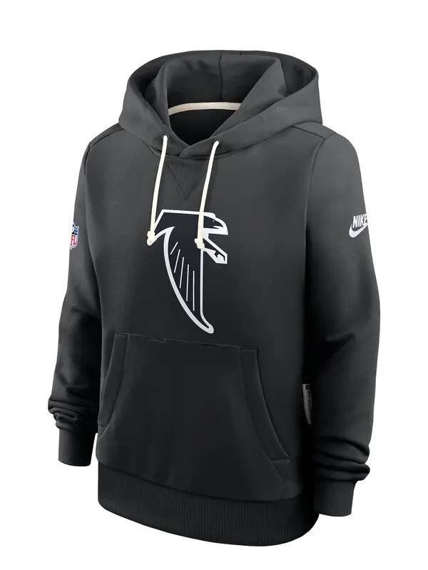 Nike Atlanta Falcons Alt Pack Dri-fit Nfl Pullover Hoodie - Black