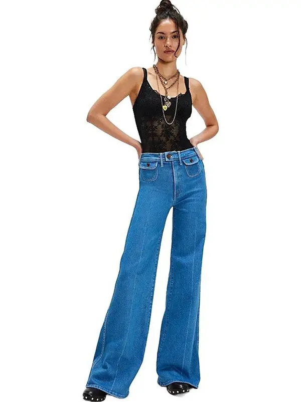 MOTHER The Pocketbook Hustler Roller Heel Jeans - This Is Just My Day Job