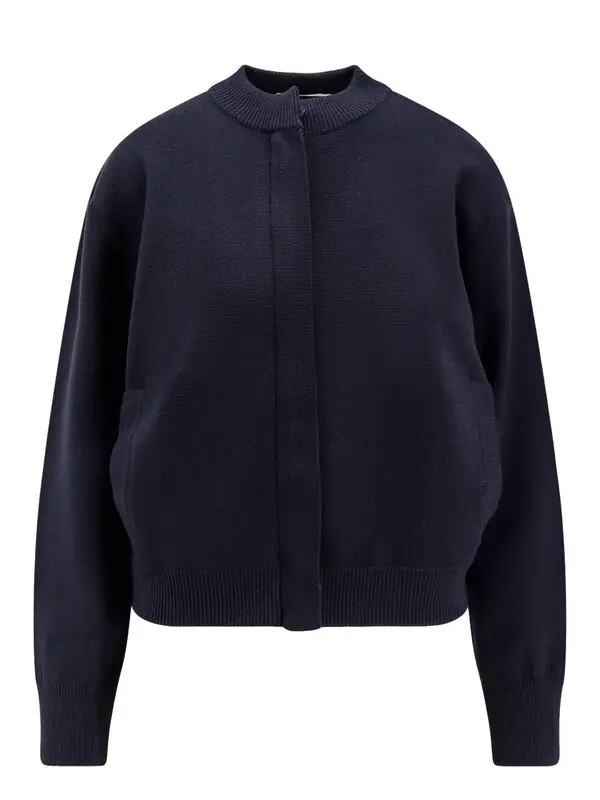 Max Mara Pelago Virgin Wool Cardigan - Blue