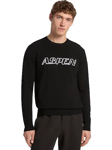 Michael Kors Aspen Intarsia Sweater - Black