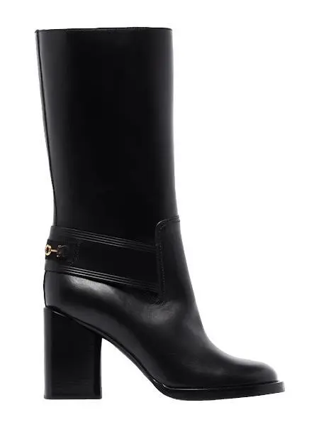FERRAGAMO Gancio Horsebit 85mm Boots - Black