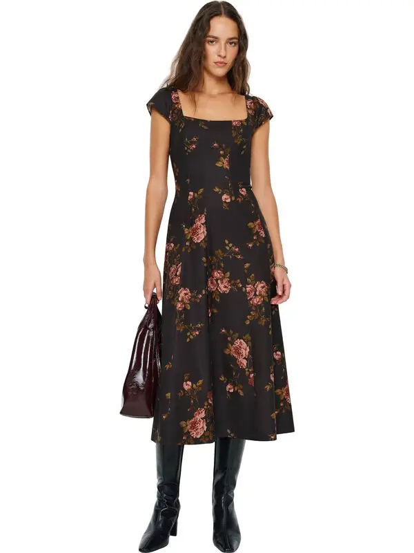 REFORMATION Harlie Dress - Black
