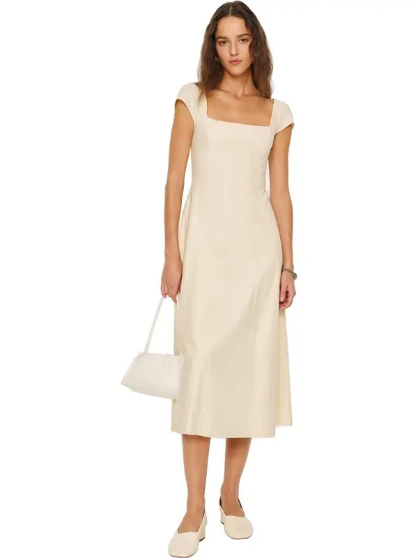 REFORMATION Harlie Dress - Ivory