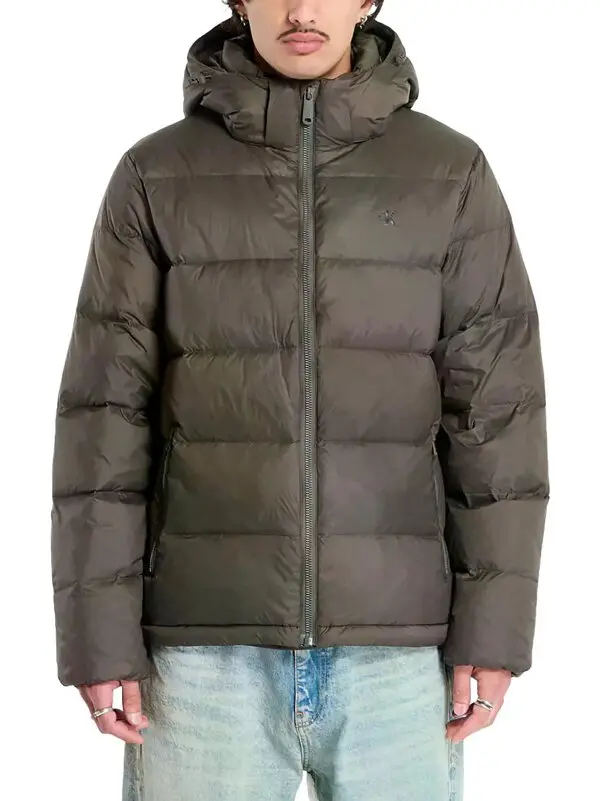 Calvin Klein Hooded Zip-up Jacket - Grey
