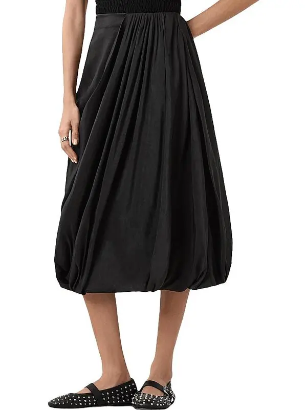 ALLSAINTS Nia Bubble Skirt - Black