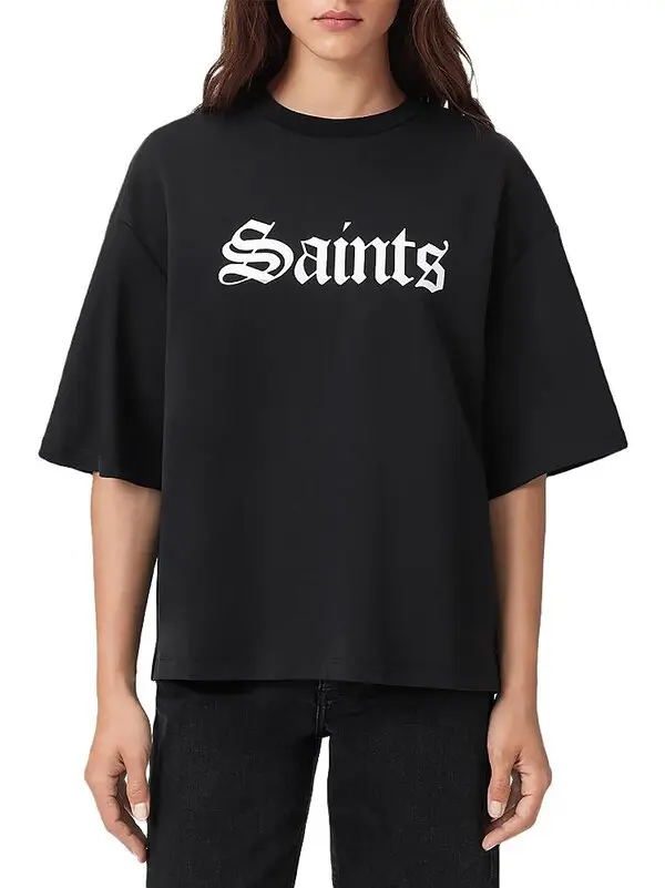 ALLSAINTS Saint Amelie Tee - Black