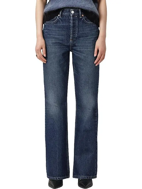 ALLSAINTS Mathilde High-rise Bootcut Jeans - Dark Indigo