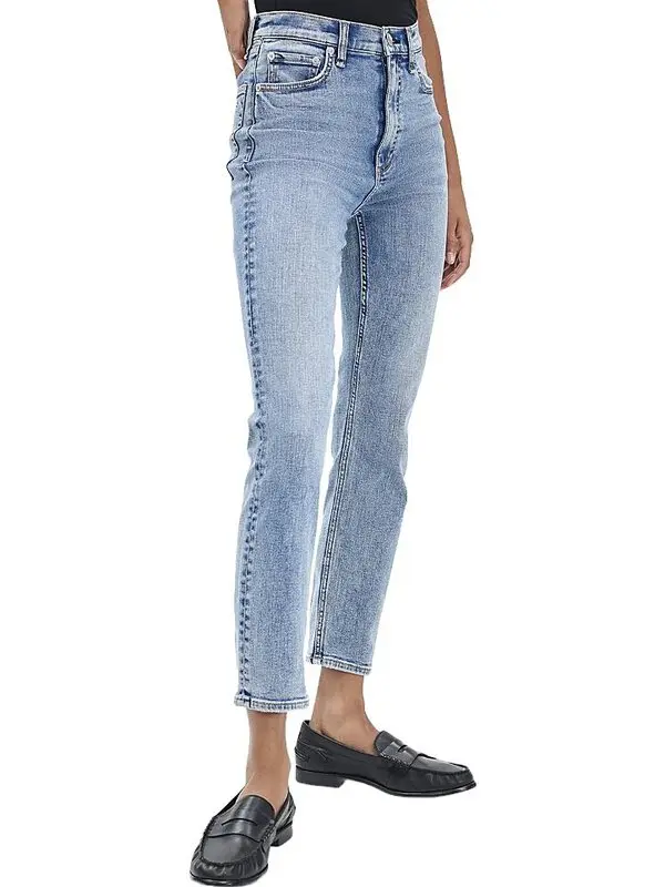 Rag & Bone Flexi Wren High-rise Slim Ankle Jeans - Nyasa