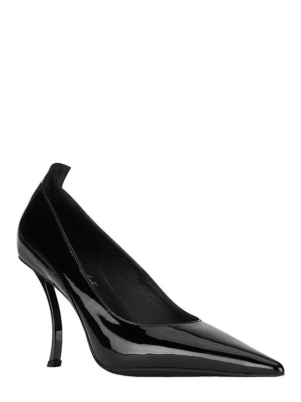 Jeffrey Campbell Freak-out Leather Pumps - Black Patent