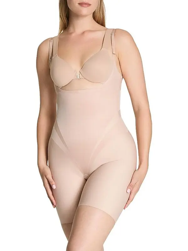 Spanx Open Bust Bodysuit - Champagne