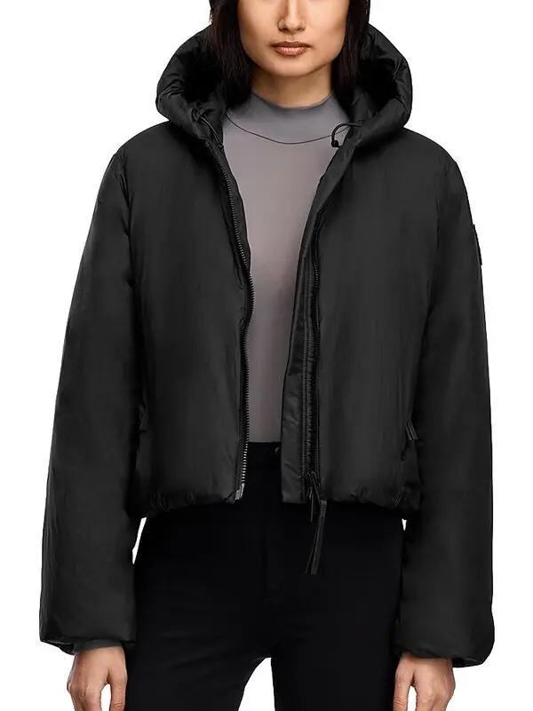 Canada Goose Elba Hooded Down Jacket - Black