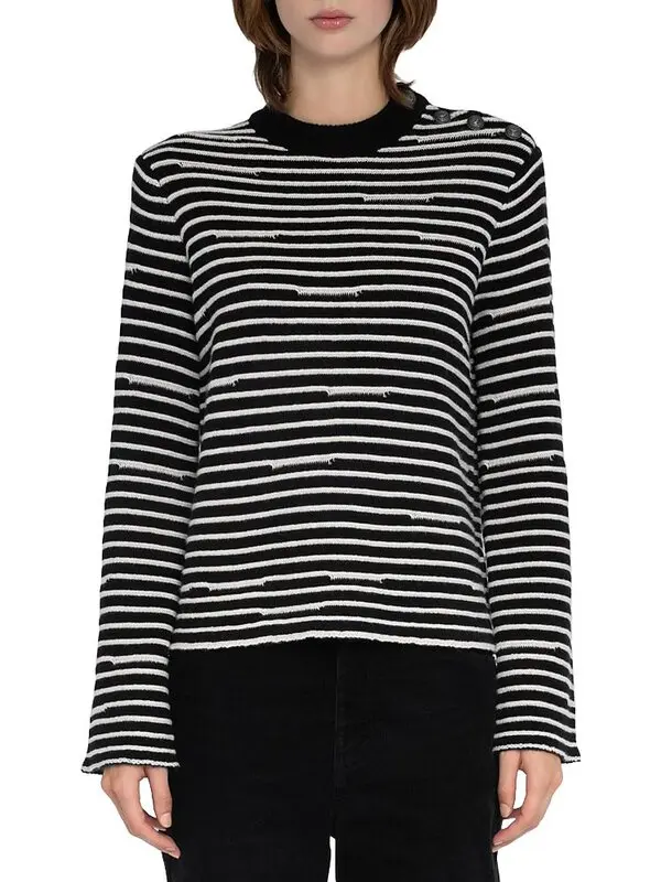 Zadig&Voltaire Wool And Cashmere Crewneck Sweater - Black