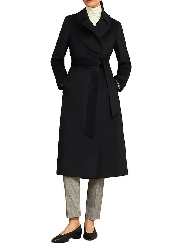 HOBBS LONDON Livia Wool Coat - Black