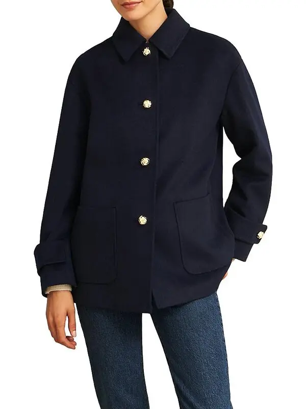 HOBBS LONDON Erin Coat - Navy