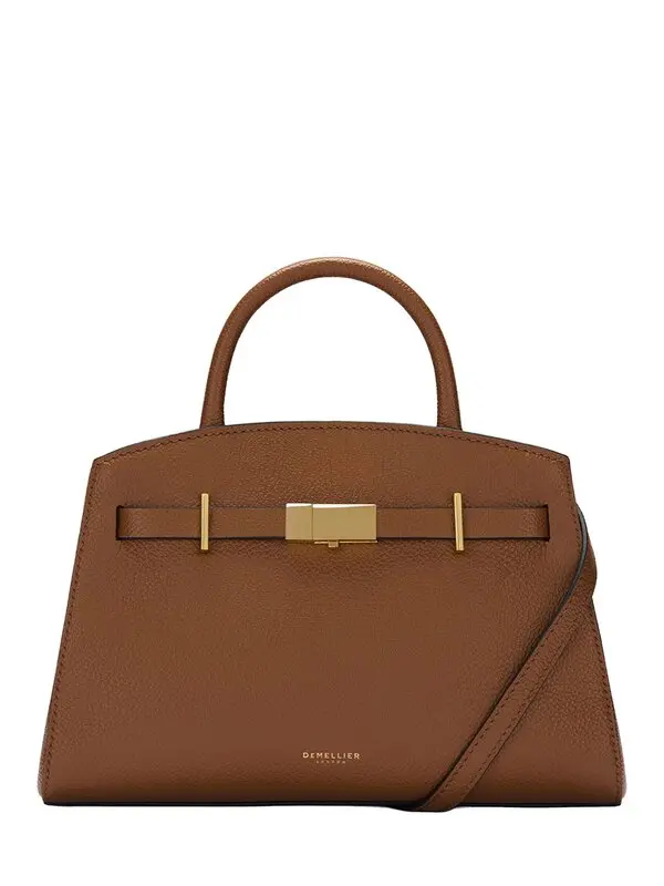 DEMELLIER Hudson Bag - Tan Small Grain
