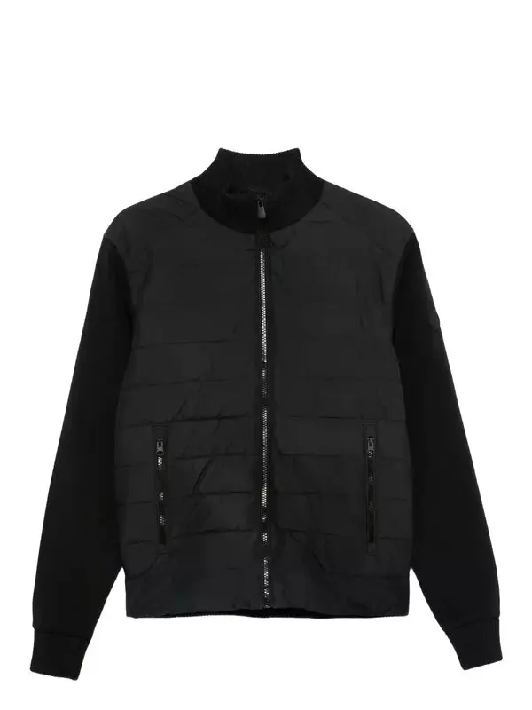 SAVE THE DUCK Quilted Knit Jacket - Black