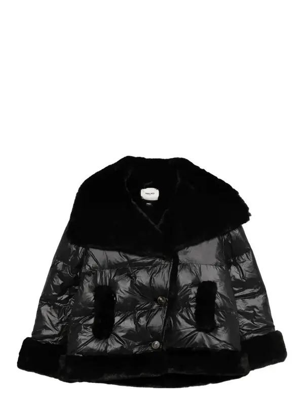 Max & Moi Dassi Faux-fur Coat - Black