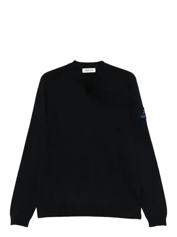 Premiata Logo-plaque Sweater - Blue