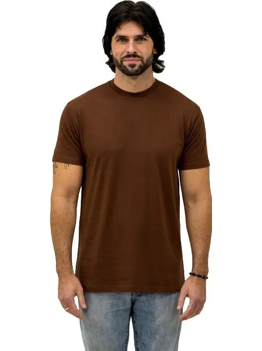 EPIC FITS Crew Neck T-shirt - Chocolate Brown