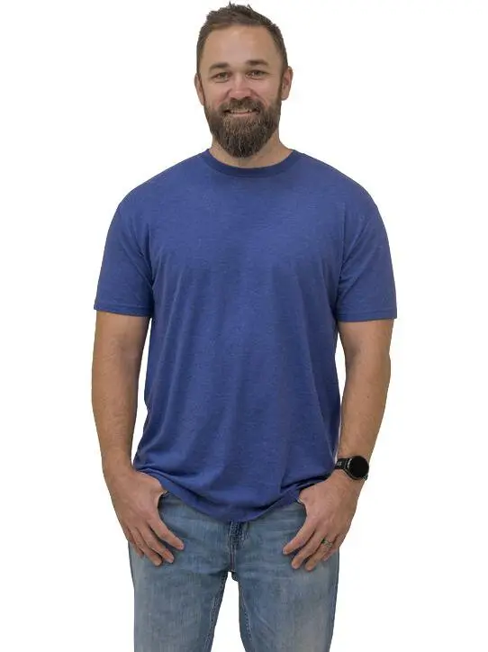 EPIC FITS Crew Neck T-shirt - Heather Navy
