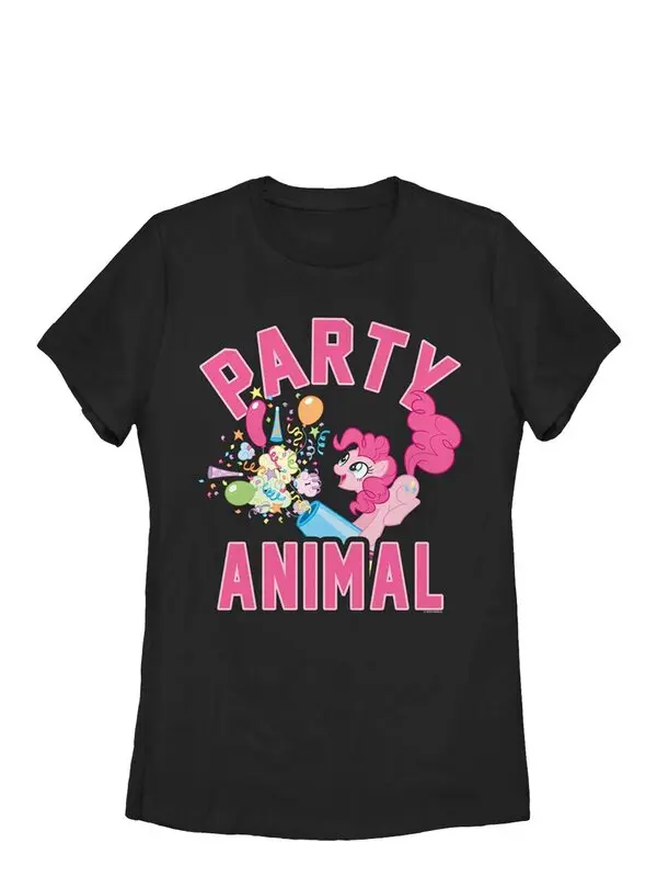 MY LITTLE PONY: FRIENDSHIP IS MAGIC Pinkie Pie Graphic T-shirt - Black