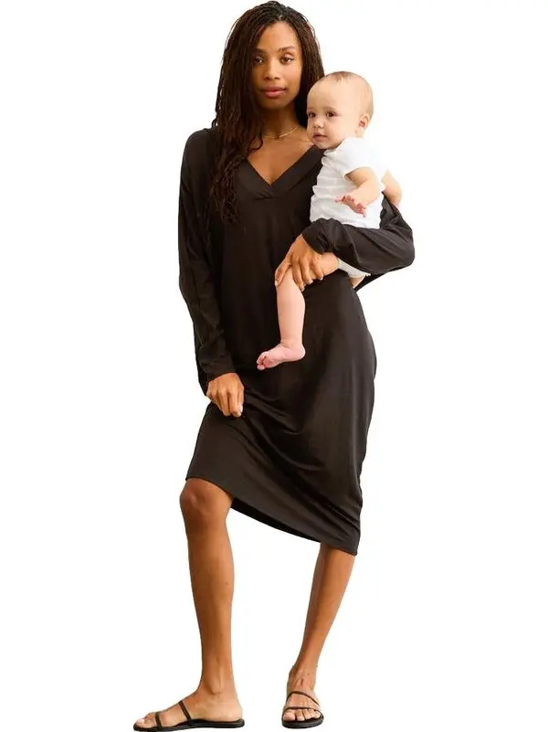 Hatch Collection The Visitor Dress - Black