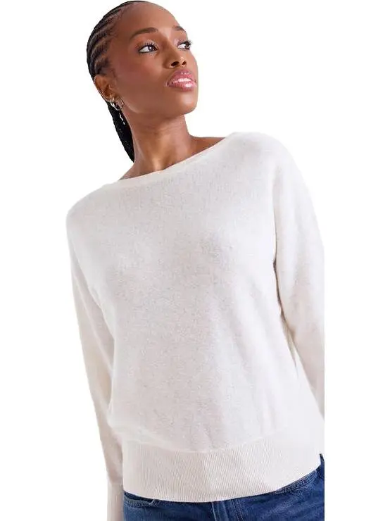 1982 Alaia Long Sleeve Cashmere Sweater - Natural White