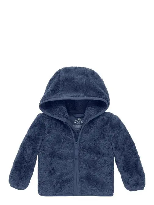 PRIMARY Baby Teddy Fleece Jacket - Sunwashed Navy