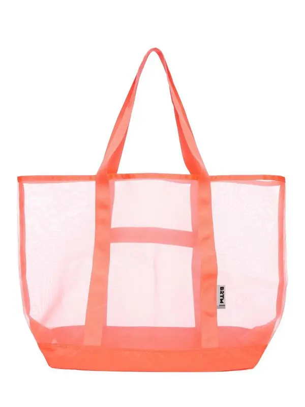 BABOON TO THE MOON Mesh Tote Bag - Neon Punch
